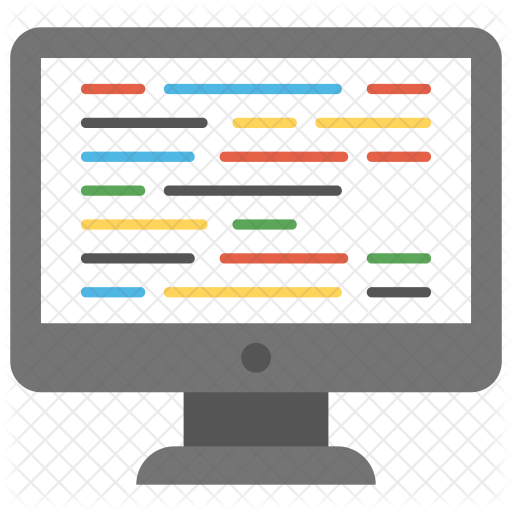 Source Code Icon - Download in Flat Style
