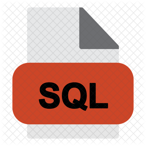 Sql File Icon Download In Flat Style