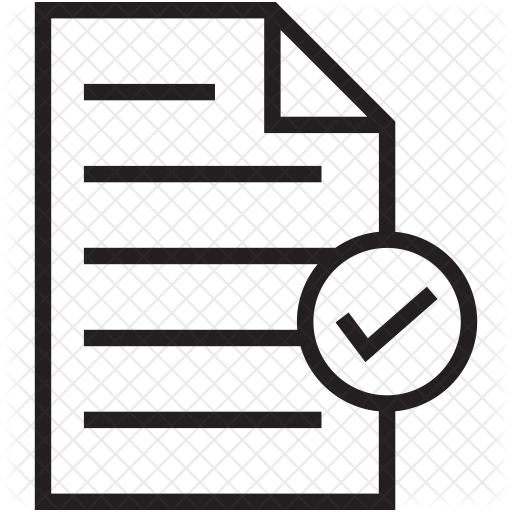 Task Complete Icon - Download in Line Style