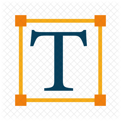 Text box Icon - Download in Flat Style