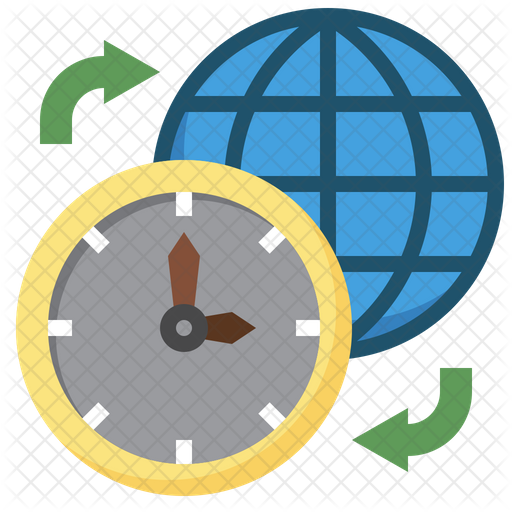 Time Zones Icon - Download in Flat Style Time Zones Icon - Download in Flat Style