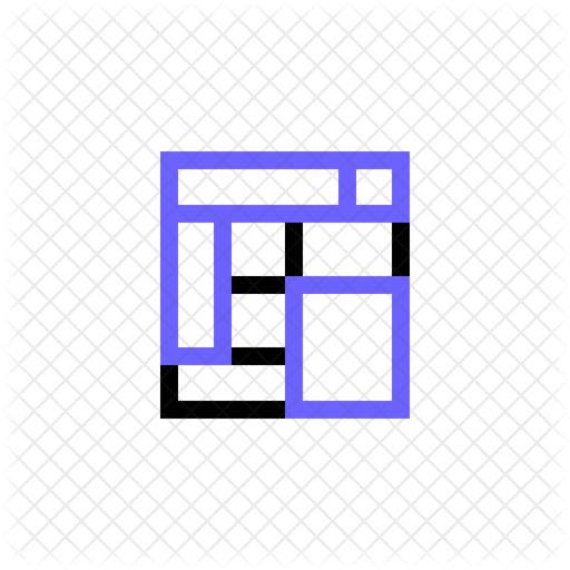 Treemap Chart Icon - Download in Line Style