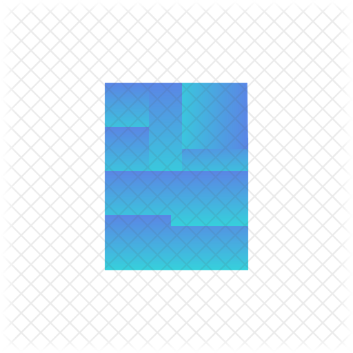 Treemap Chart Icon - Download in Gradient Style