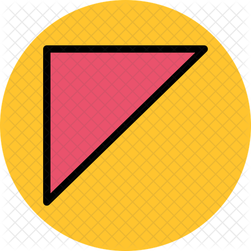 Triangle Shape Icon - Download in Rounded Style
