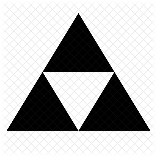 Triforce Icon Download In Glyph Style