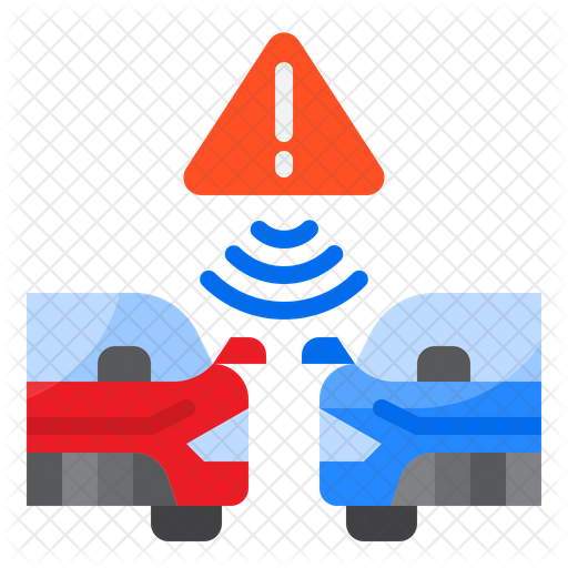 Warning Sensor Icon - Download in Flat Style