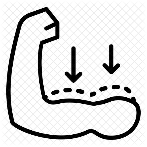 Weakness Icon - Download in Line Style Weakness Icon - Download in Line Style