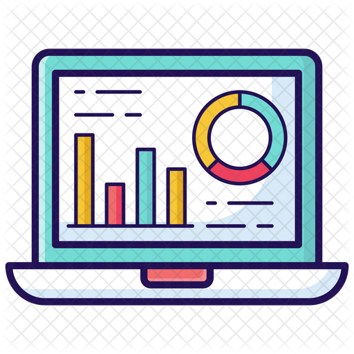 Web Dashboard Icon - Download in Colored Outline Style