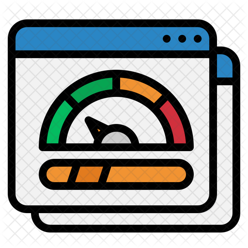 Website Speed Test Icon - Download in Colored Outline Style Website Speed Test Icon - Download in Colored Outline Style