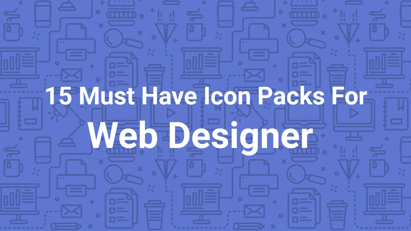 15 must have Icon packs if you are a Web Designer | IconScout Blogs