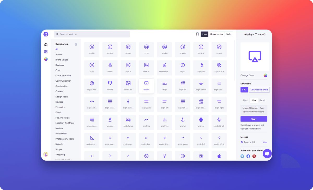 Popular Icon Sets For Vuejs Apps Find Out Which Suits The Best Iconscout Blogs