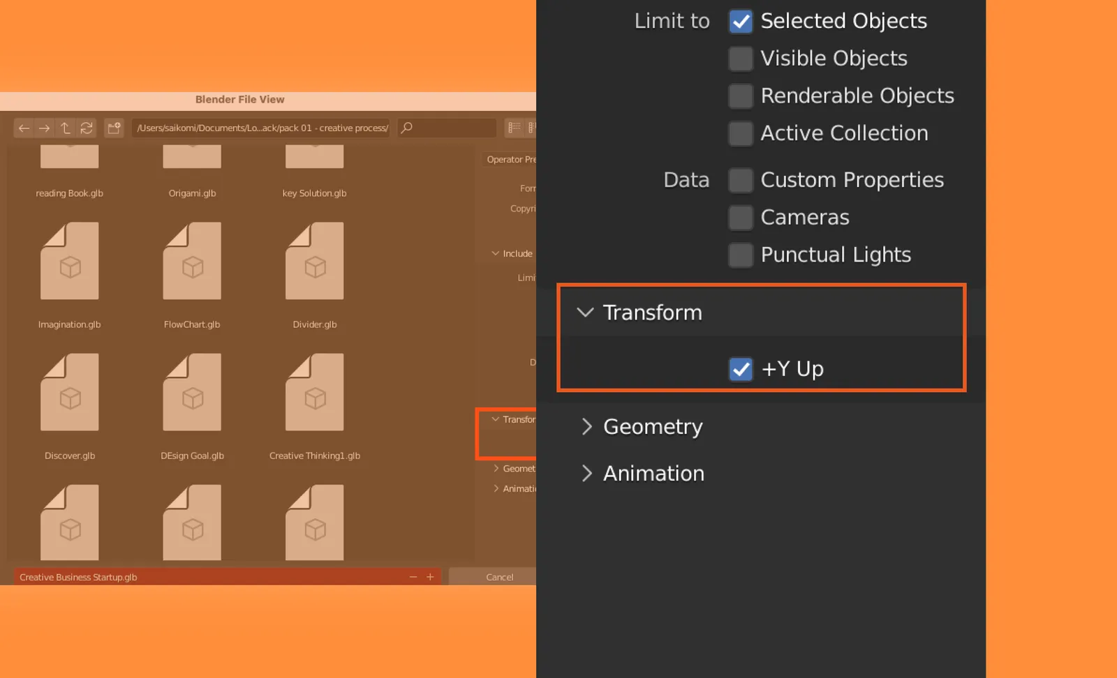 How to Export glTF Files From Blender | IconScout Blogs